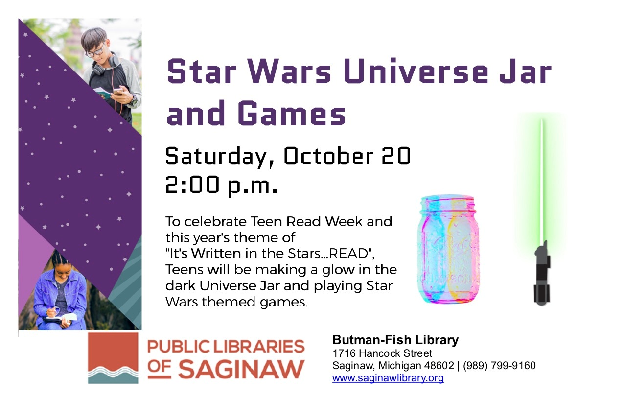 TEEN STAR WARS PROGRAM | Public Libraries of Saginaw